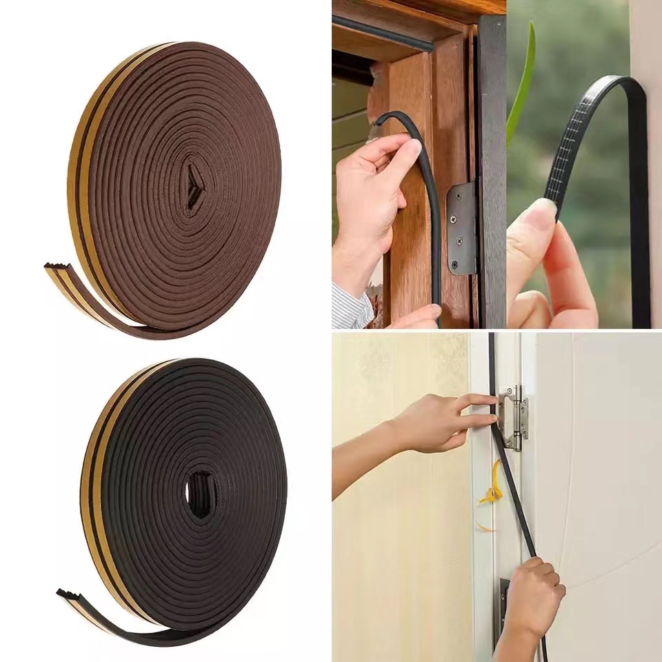 Security door seal strip door sound insulation self-adhesive window ...
