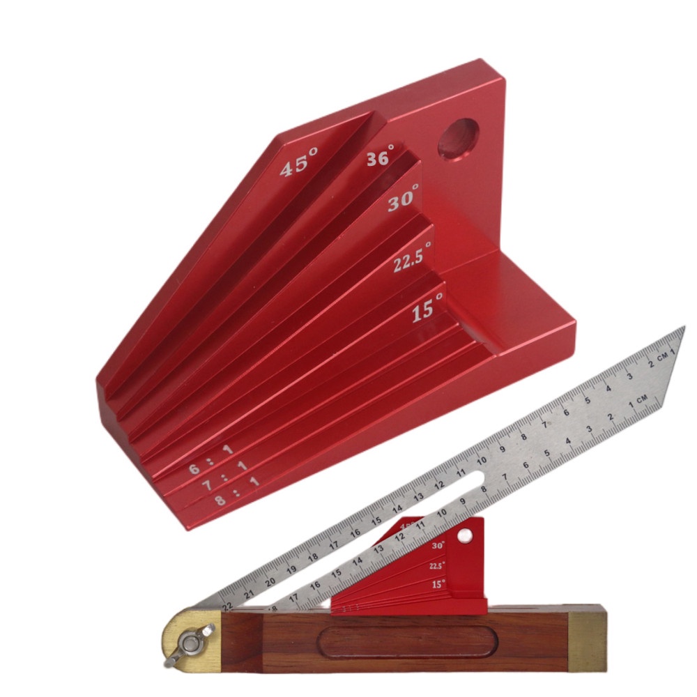 Bevel Block Gauge Aluminum Alloy Measuring Block Angle Finder for ...