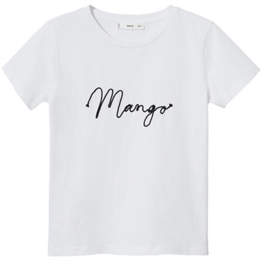 Mango Ladies Logo Tshirt Original Overrun | Shopee Philippines