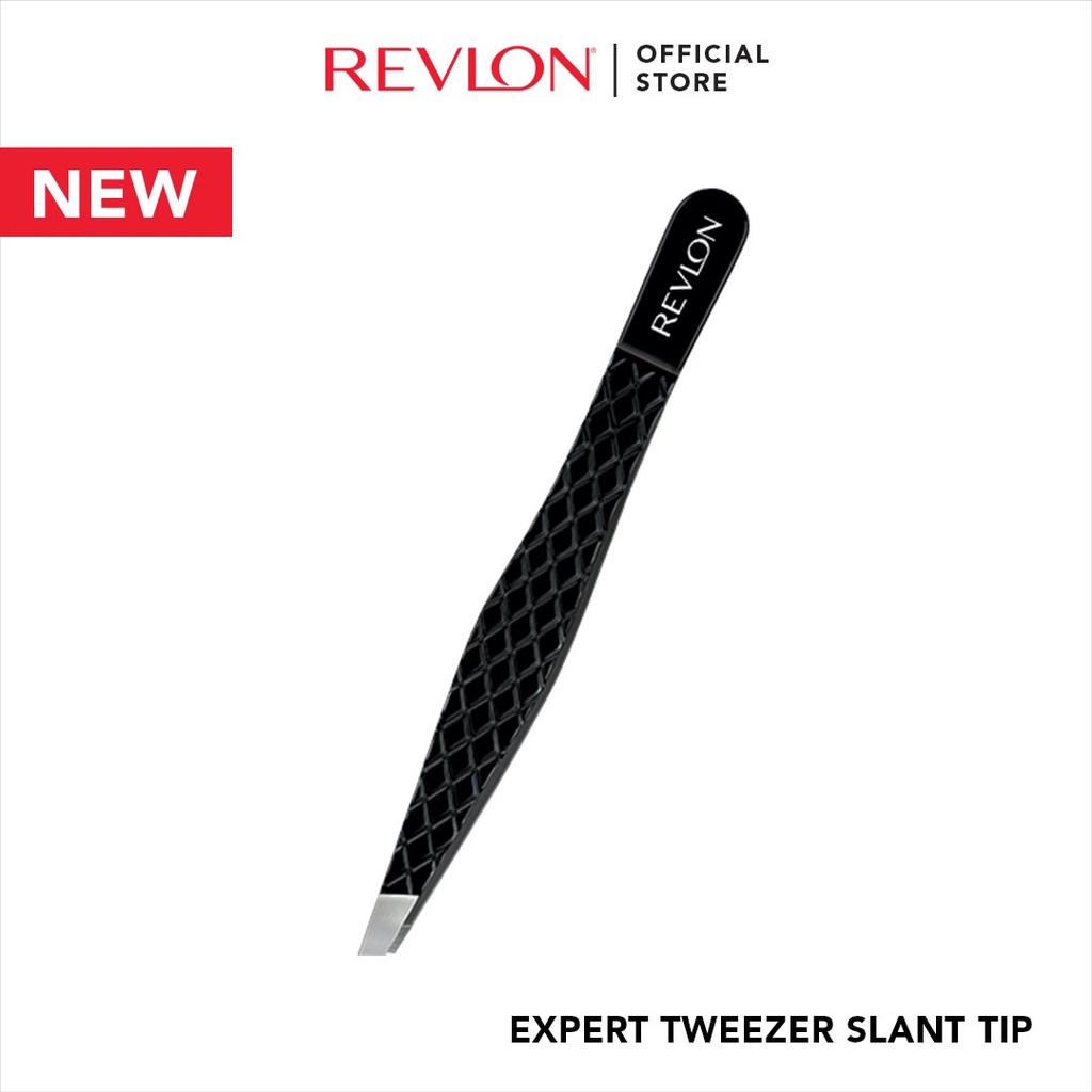 Revlon Tweezers Revlon Expert Slant Tweezer - Stainless Steel Precision ...