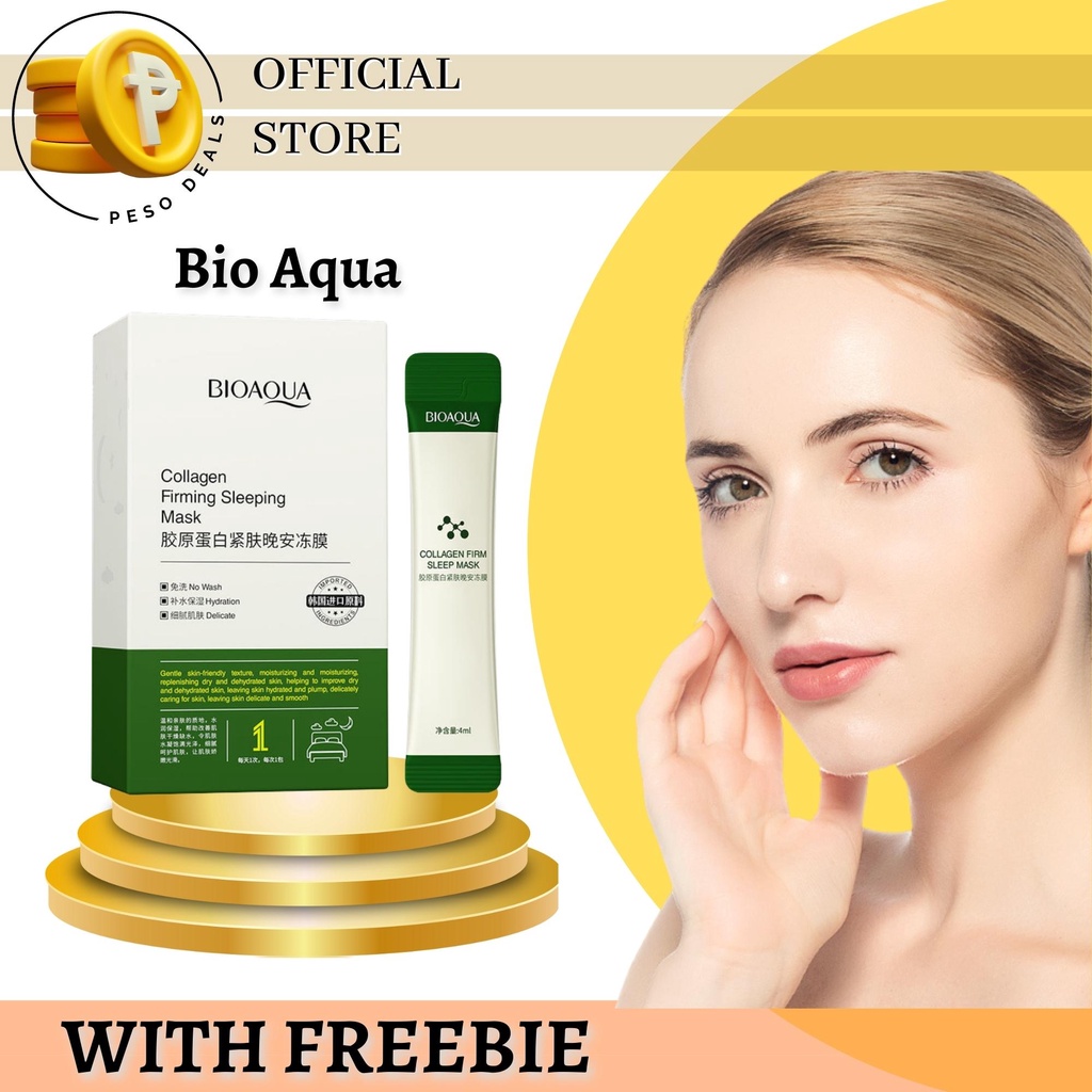 ORIGINAL 20PCS/1BOX BIO AQUA COLLAGEN GOOD NIGHT JELLY CONTROL ...