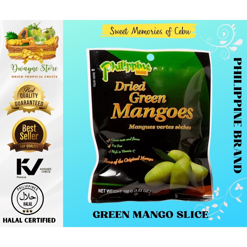 Phil Brand Dried Green Mango Slice 100g | Shopee Philippines