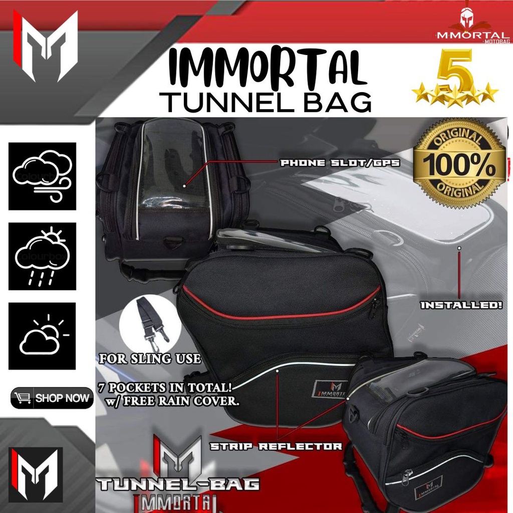 Tunnel/Center Bag for PCX, Nmax, Aerox, ADV & More – Versatile Sling ...