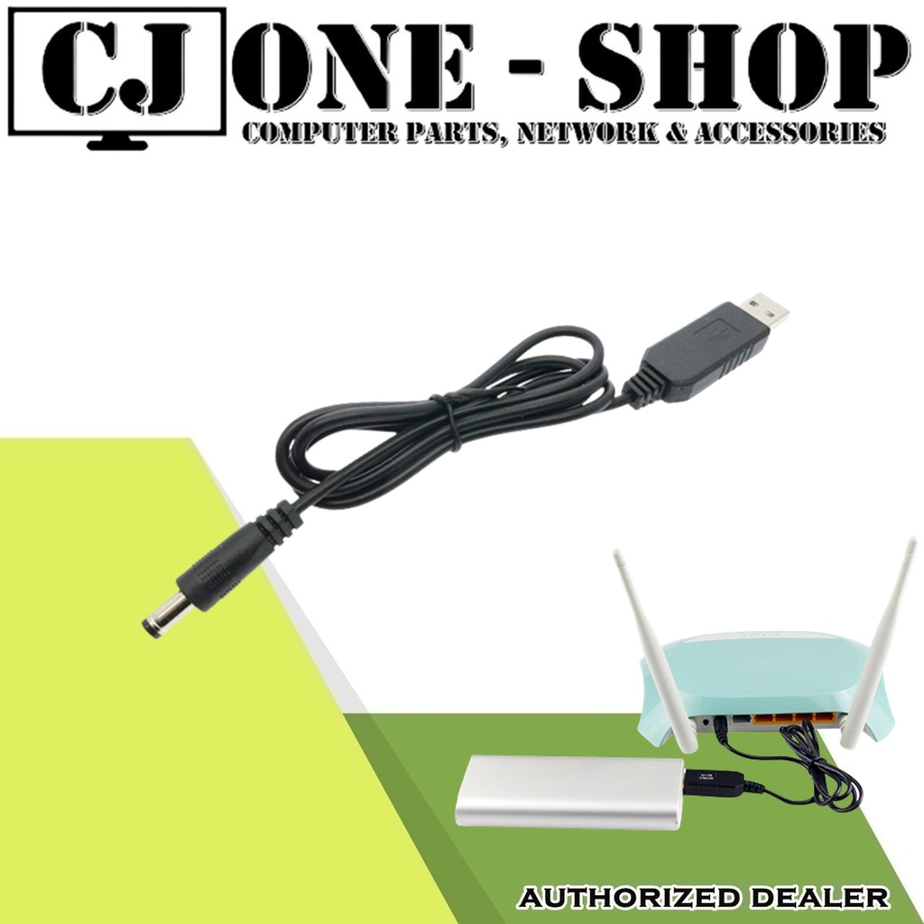 Powerbank Cord step-up cable 5V to12V USB | Shopee Philippines