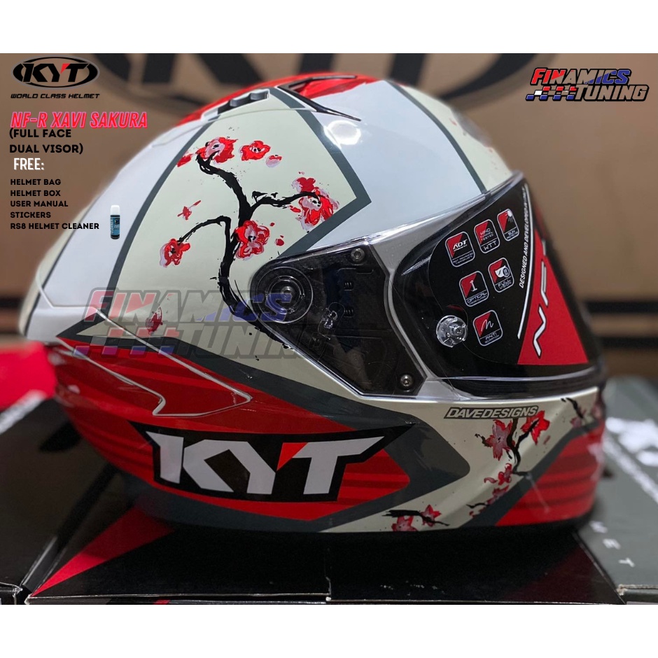 KYT HELMET NF-R XAVI SAKURA | Shopee Philippines