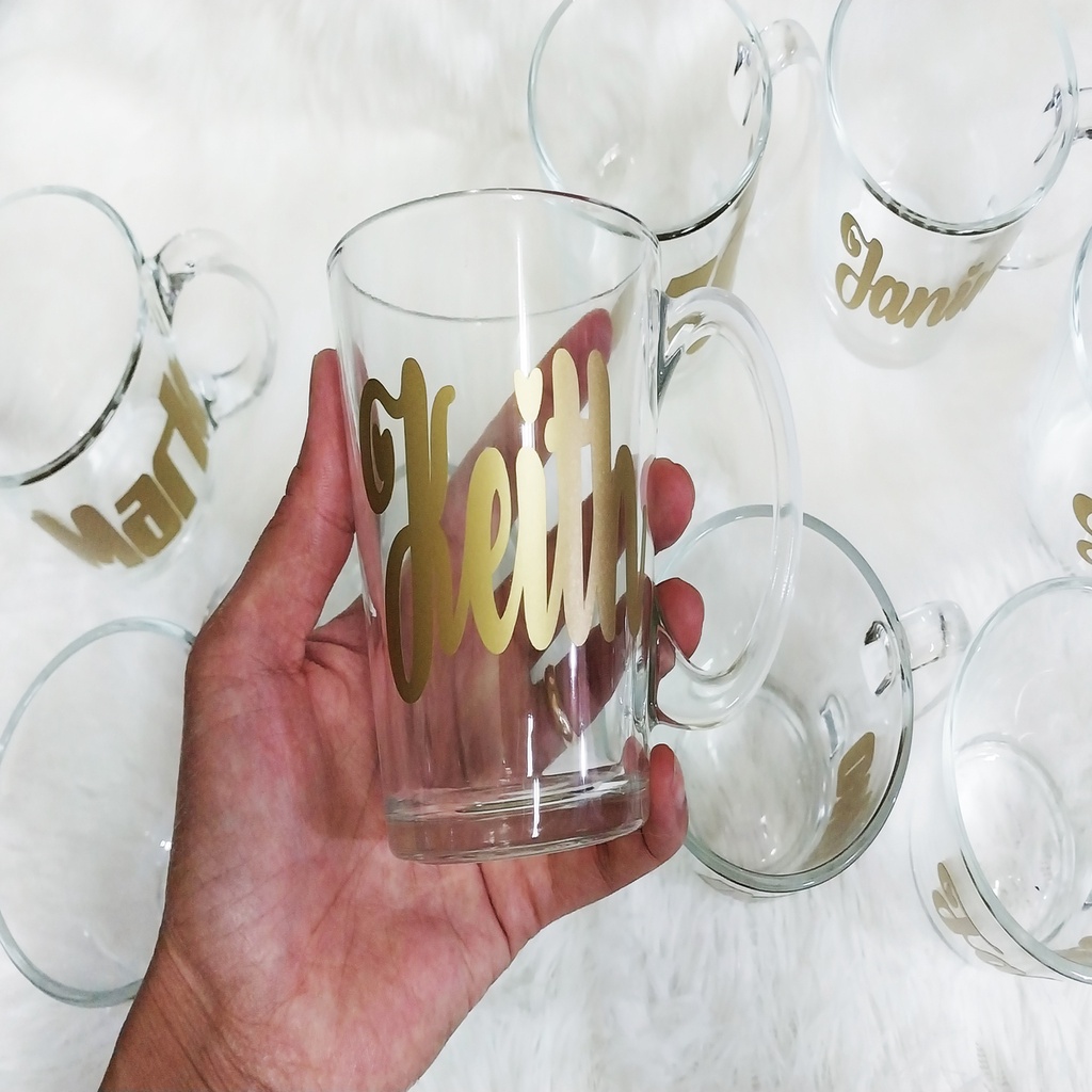 Personalized Clear Mugs Perfect for Gifts Souvenirs High Quality ...