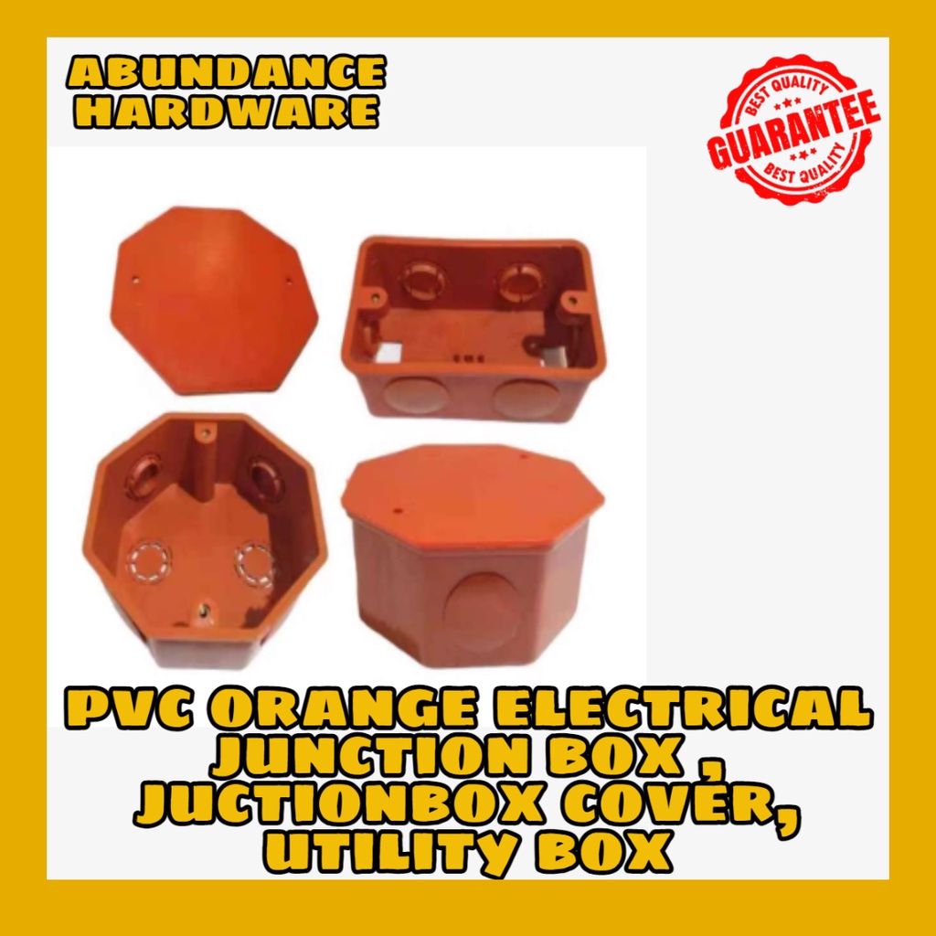Pvc electrical Junction box , Utility box , Junction box cover | Shopee ...