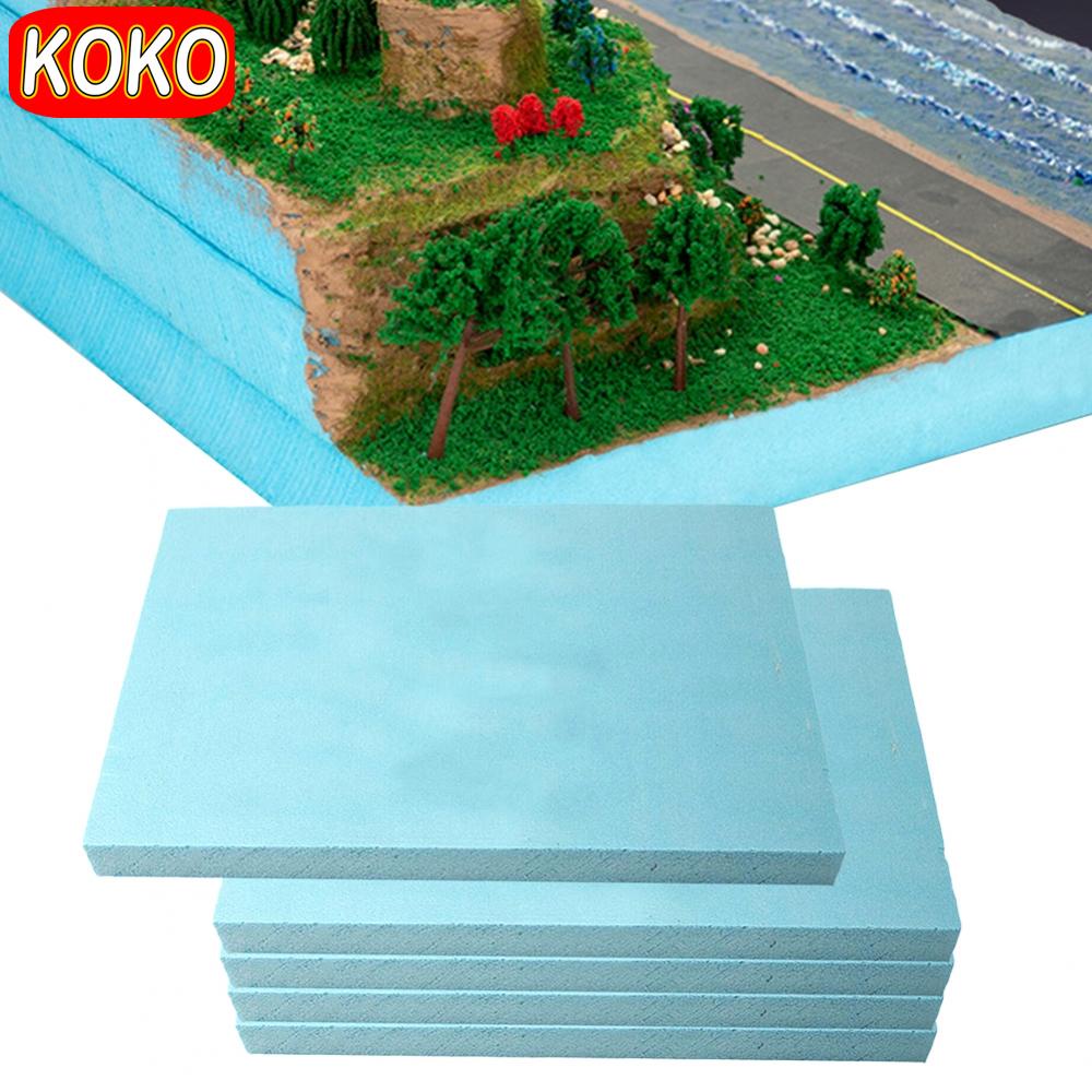 5Pcs Foam Board Modelling Building DIY Crafts Foam Slab 30*10*3cm ...