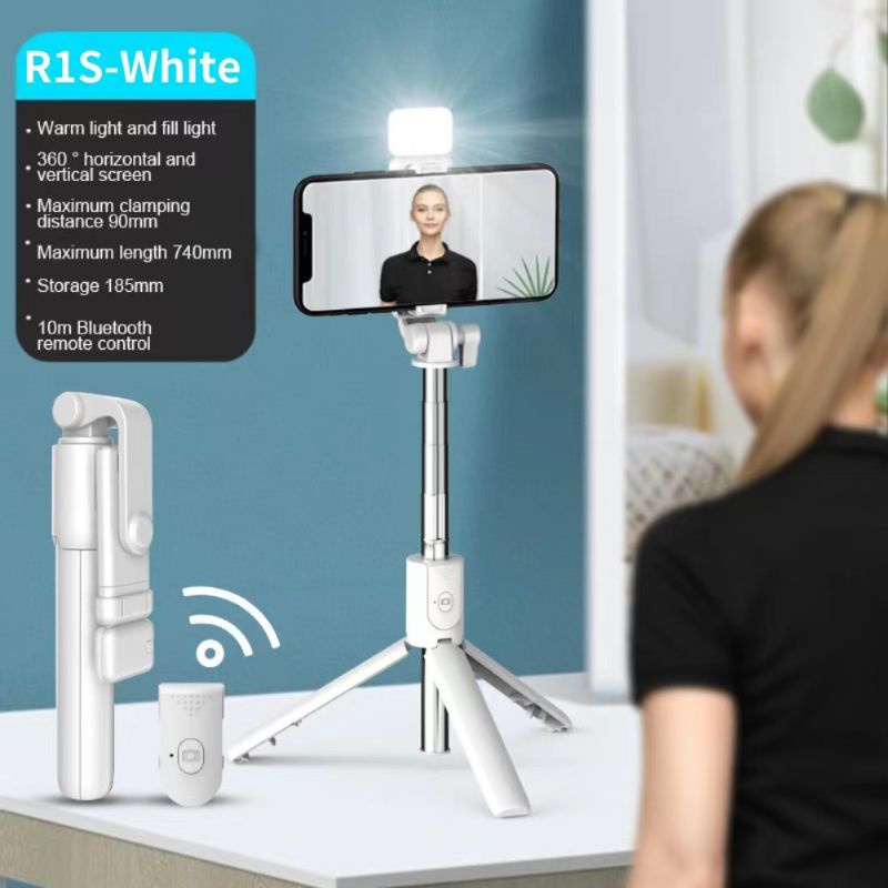 Universal 4 In 1 Wireless Selfie Stick Tripod Extended Bluetooth Remote ...