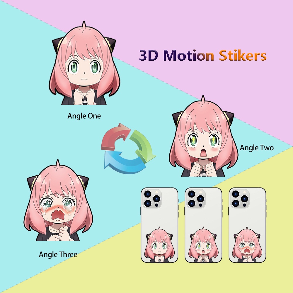 Anya Anime Mini Motion Stickers Yor Forger Loid Forger Spy X Family ...