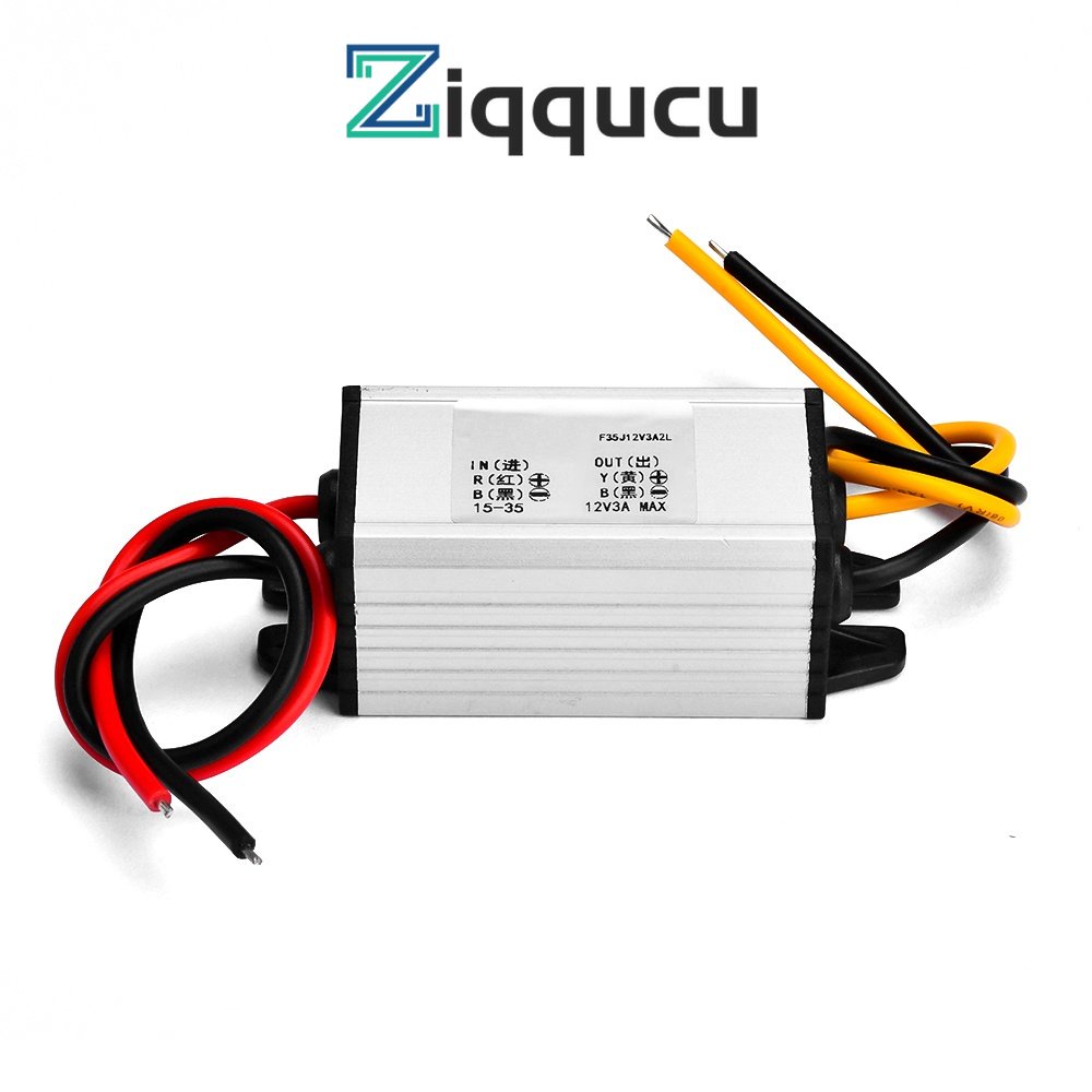 ZIQQUCU DC Buck Converter Voltage Regulator 24V to 12V Input Voltage ...