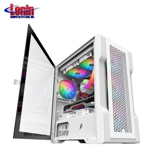 CASING 1ST PLAYER TRILOBITE-T3 MID-TOWER GAMING CASE W/FRONT MESH WHITE ...