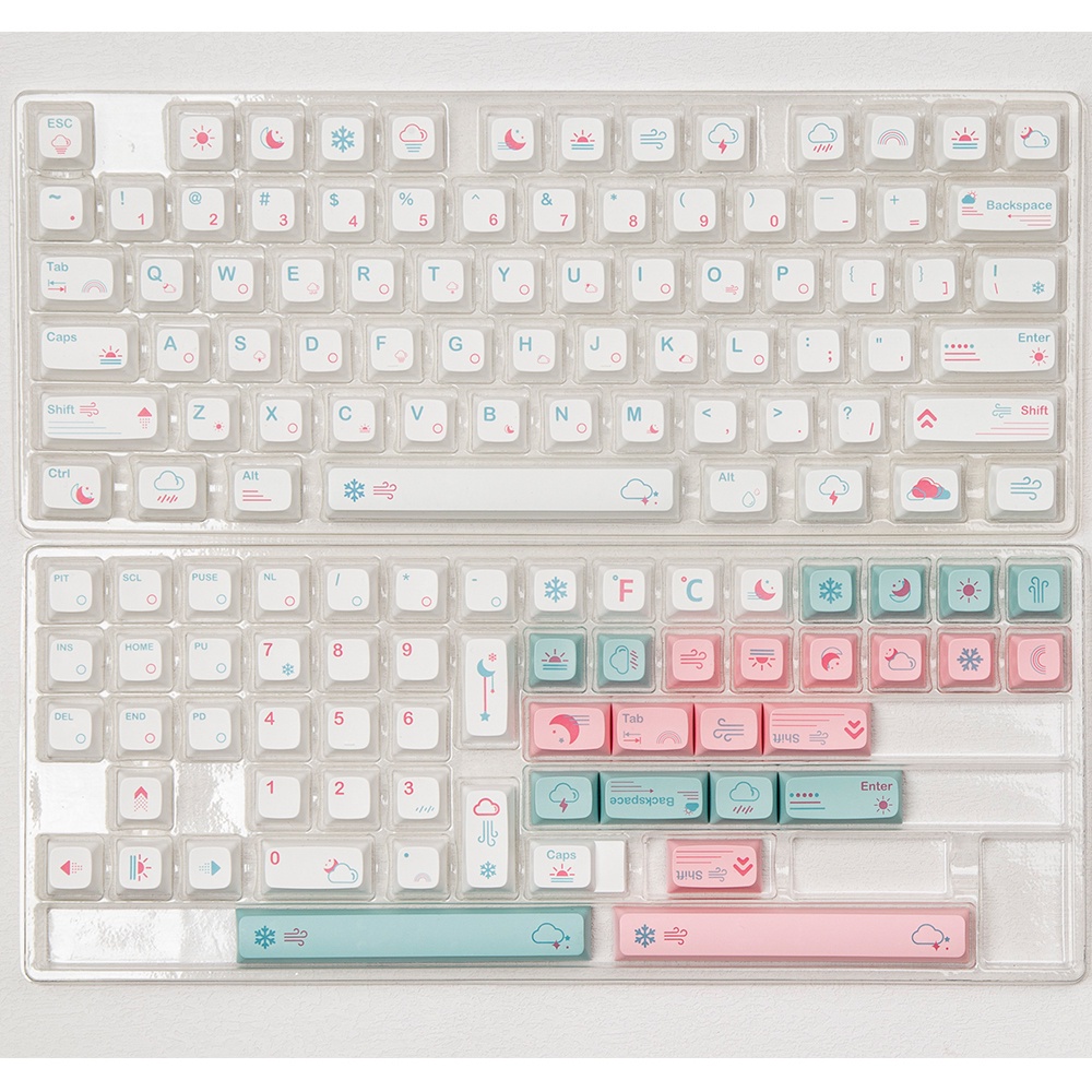 PBT Mechanical Keyboard Keycap Set XDA/MDA/Cherry Profile For Gateron ...