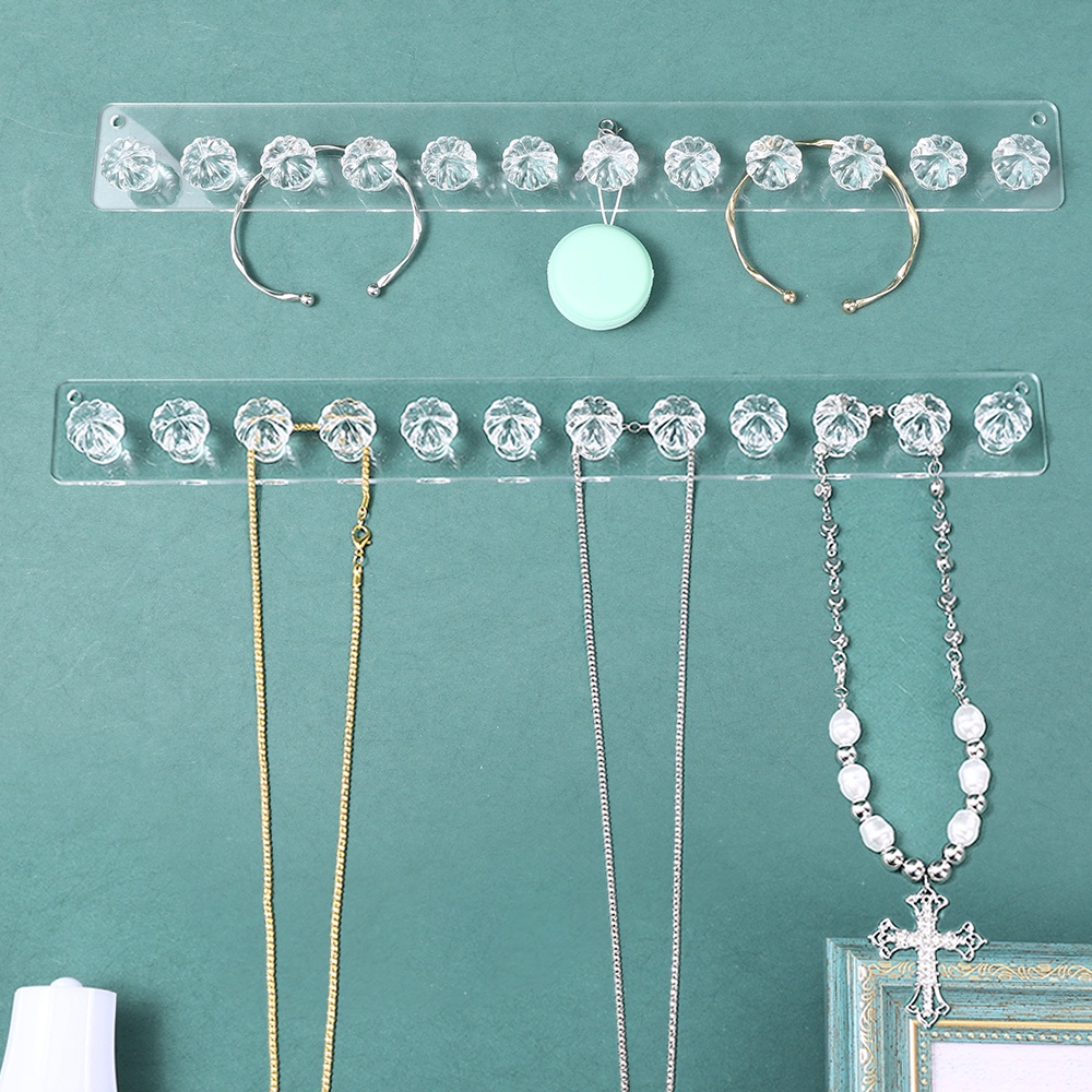Pumpkin Head Acrylic Necklace Jewelry Storage Rack/ Wall-mounted ...
