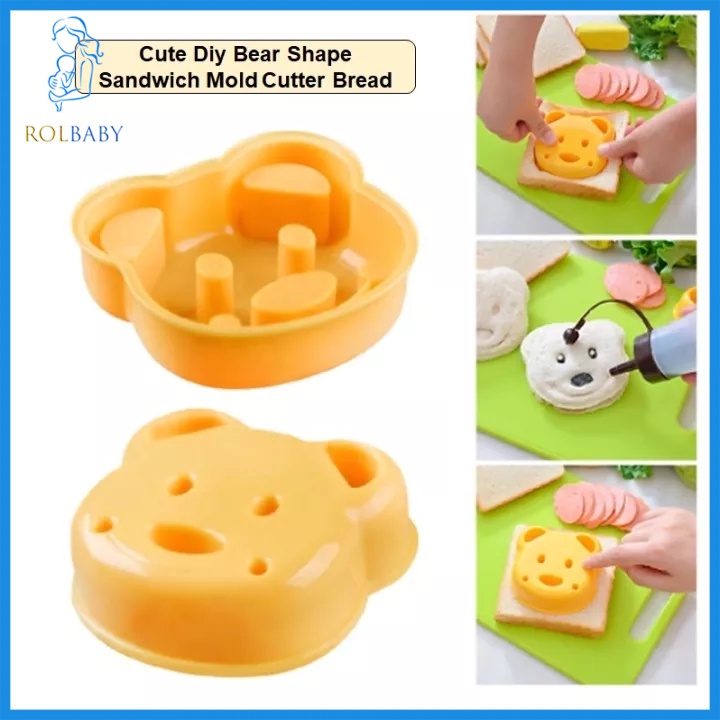 【COD】 Sandwich Mold Toast Cutter Bread DIY Breakfast Bento Mould for ...