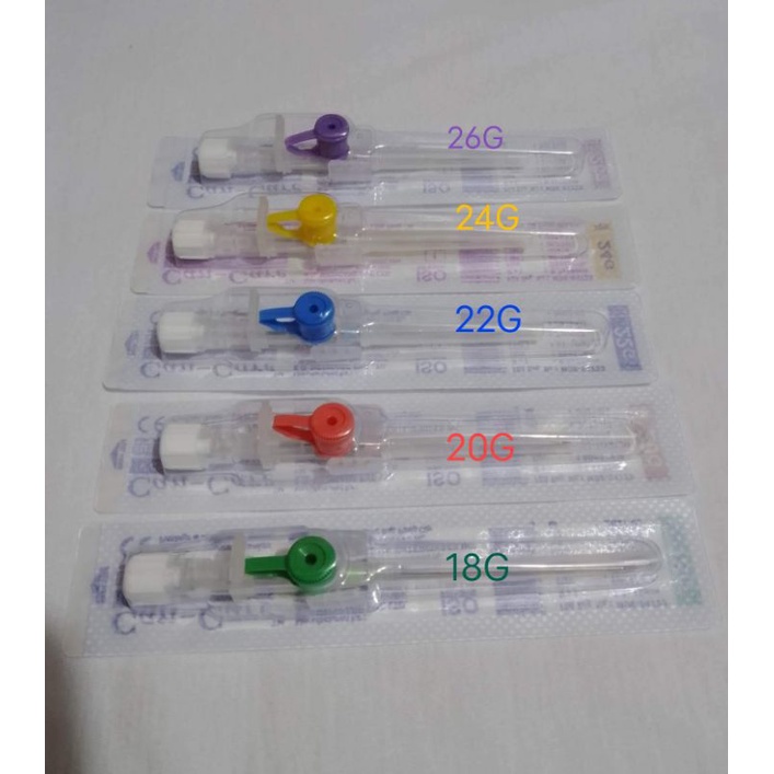 Can- Care IV Cannula ( Gauge 18, 20, 22, 24, 26) | Shopee Philippines