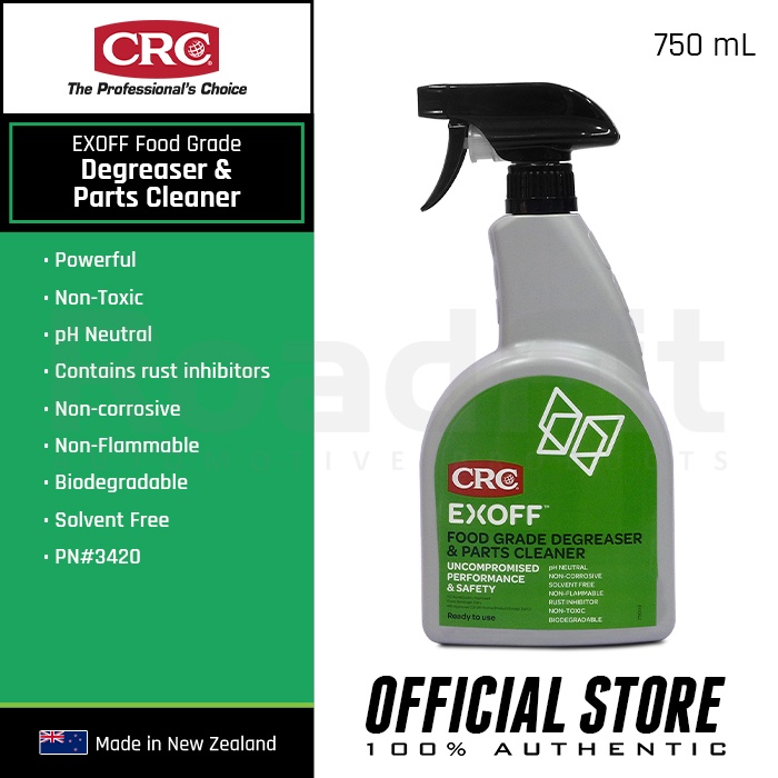 CRC EXOFF Food Grade Degreaser & Parts Cleaner, 750ml, 1piece 3420 ...