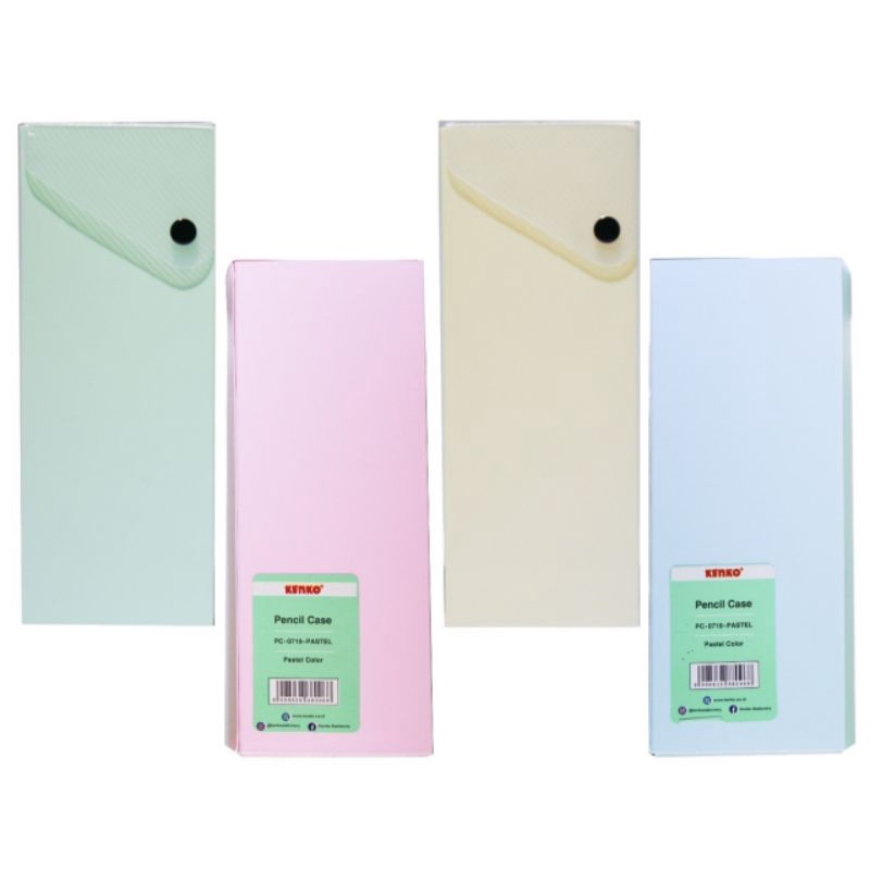 Kenko Pen Case PASTEL Color Pencil Case PC-0719- PASTEL [PCS] | Shopee ...