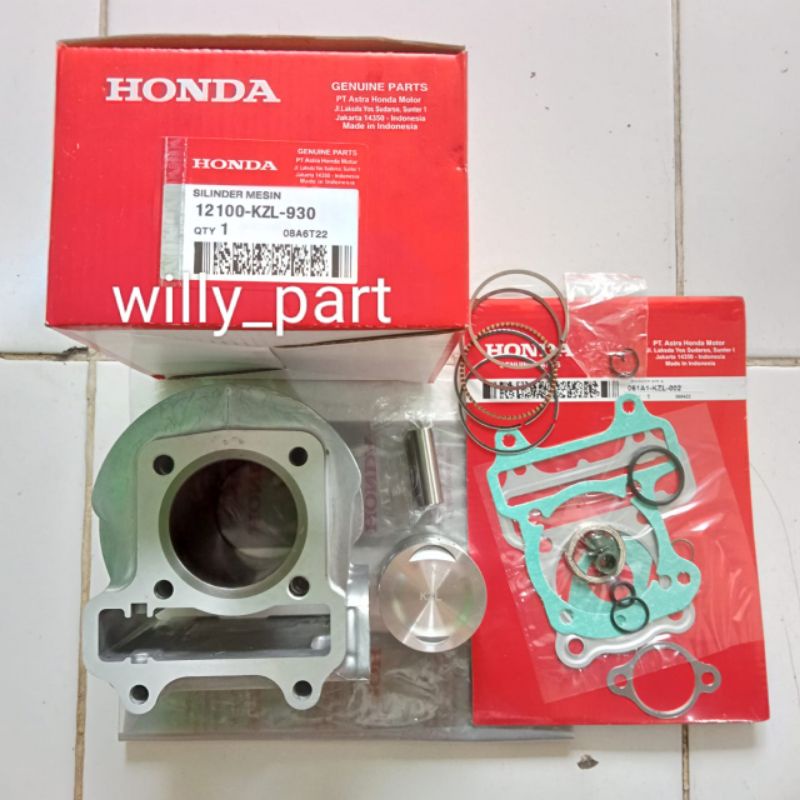 Block Piston Block Piston Block Cylinder+Packing Top Set Beat Fi Click ...