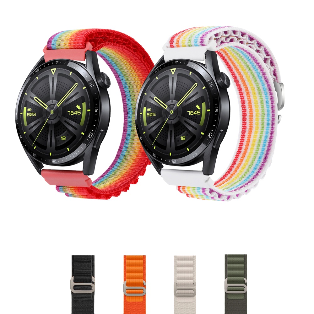 18mm 20mm 22mm Alpine Strap For Huawei Watch GT5 GT3 GT4 SE GT2 GT2e ...