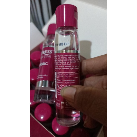 vitress hair cuticle classic 30ml/50ml 12pcs | Shopee Philippines