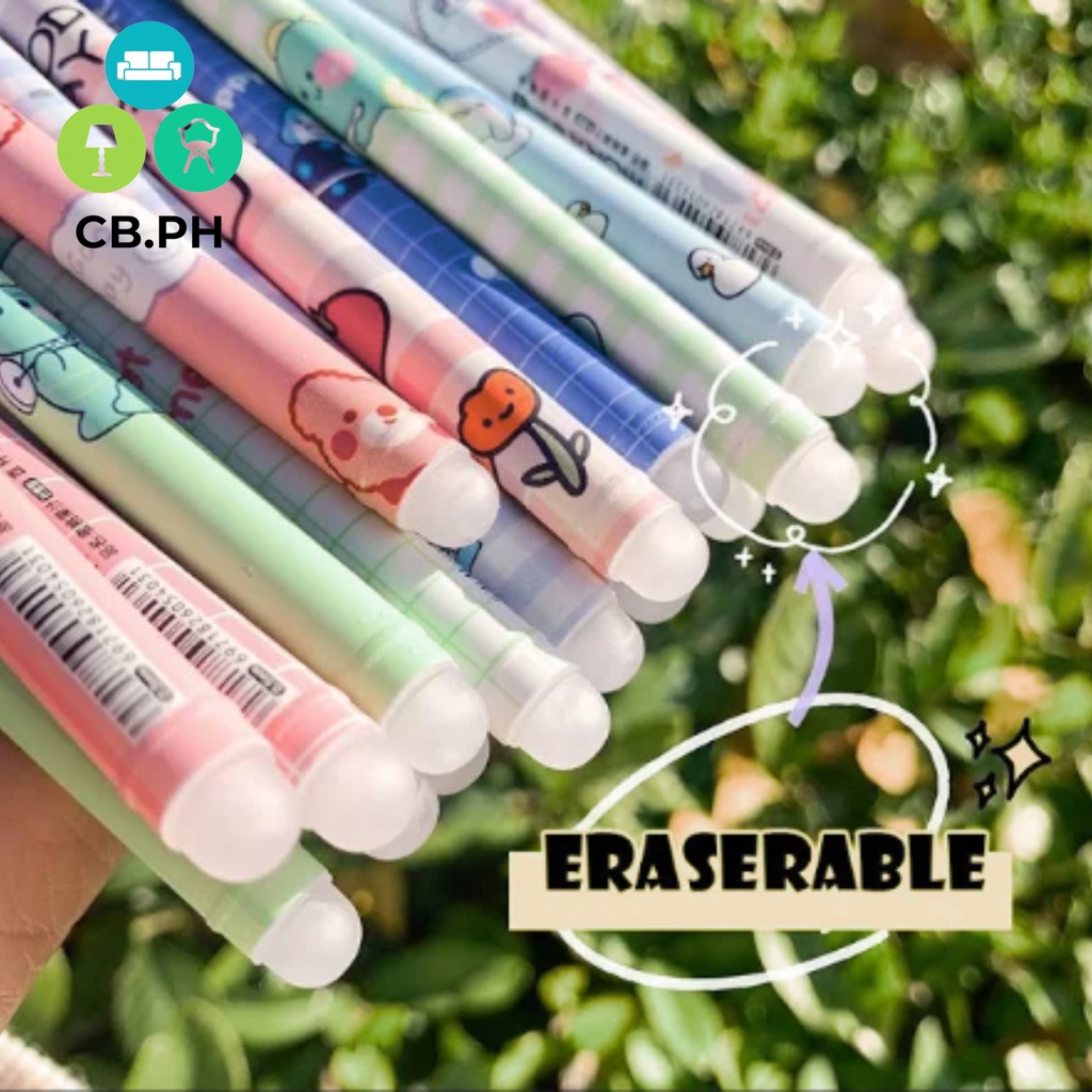 CB.PH Random Ink Erasable Gel Pen Full Needle Tube Cartoon Style ...