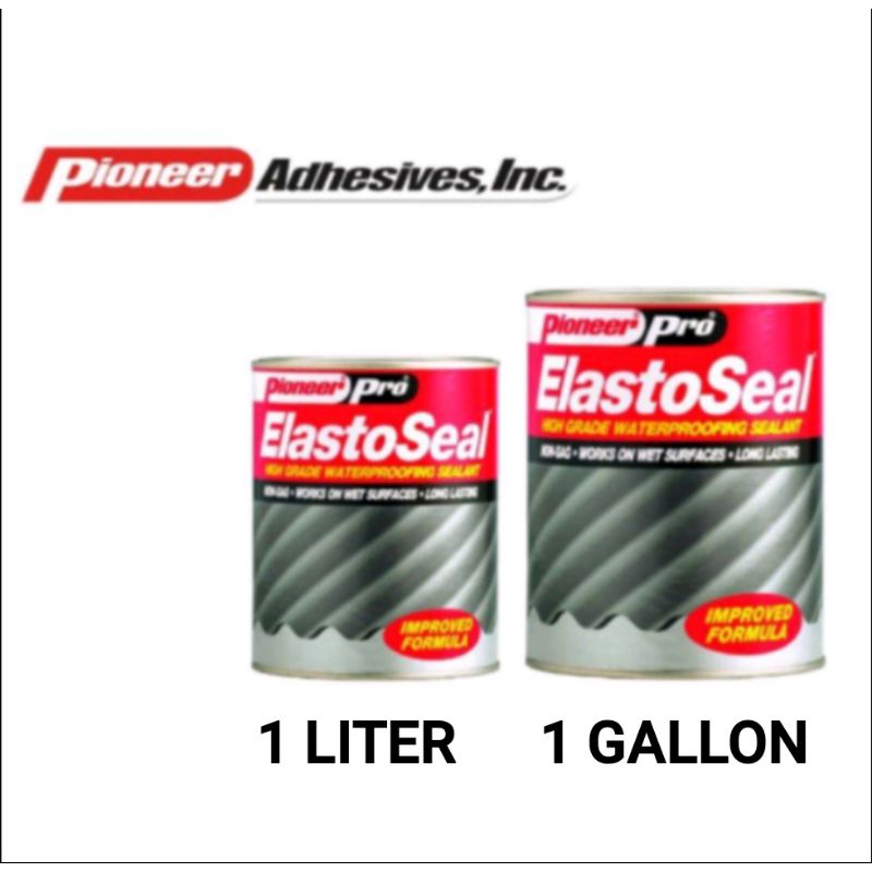 PIONEER ELASTOSEAL WATERPROOFING SEALANT 1 LITER, 1GALLON PANTAPAL ...