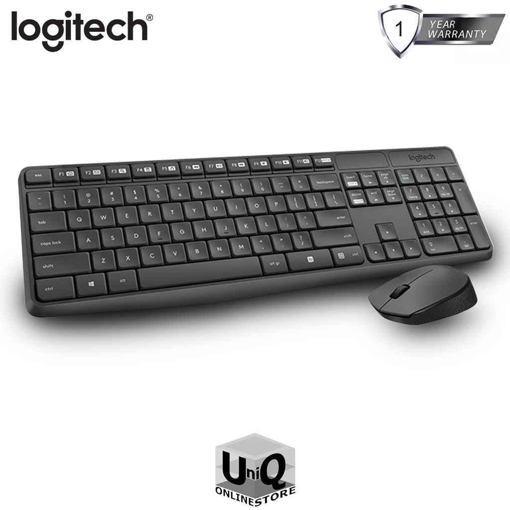 Logitech Mk235 Wireless Keyboard And Mouse Combo Shopee Philippines