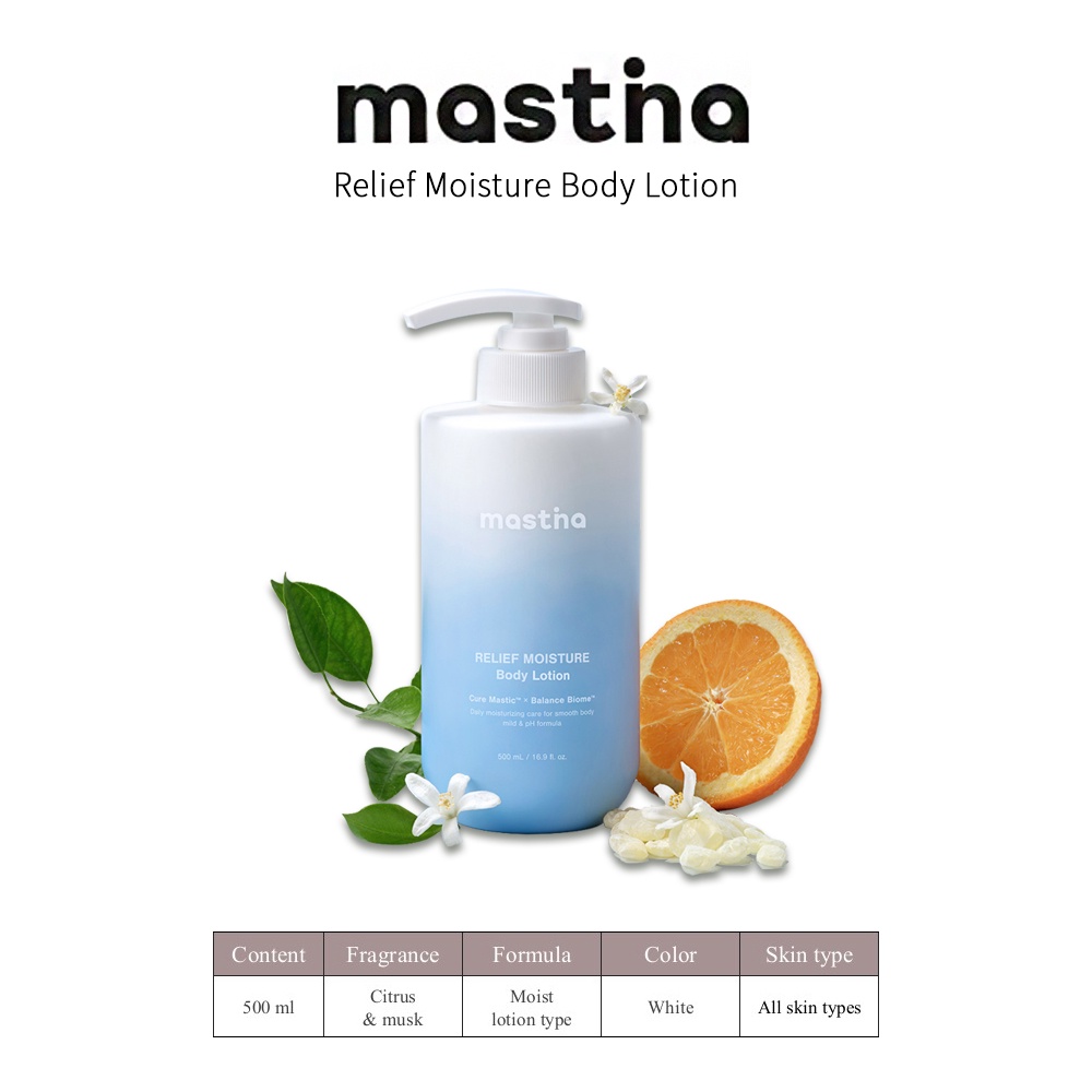 Mastina Relief Moisture Body Lotion 500ML | Shopee Philippines