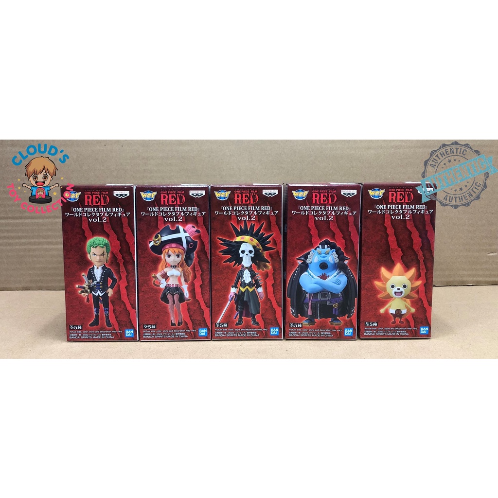 One Piece Film Red WCF VOL.2 (plus 1 random A or B) | Shopee Philippines