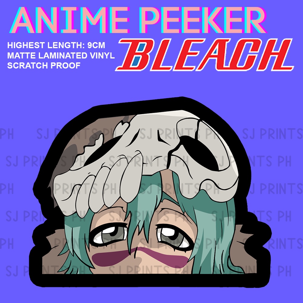 Bleach Anime Peeking Stickers| Waterproof laminated vinyl sticker ...