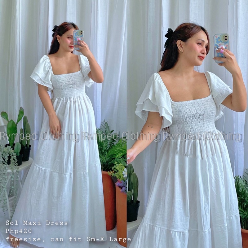 RVMPED Sol Plain Maxi Dress | Shopee Philippines
