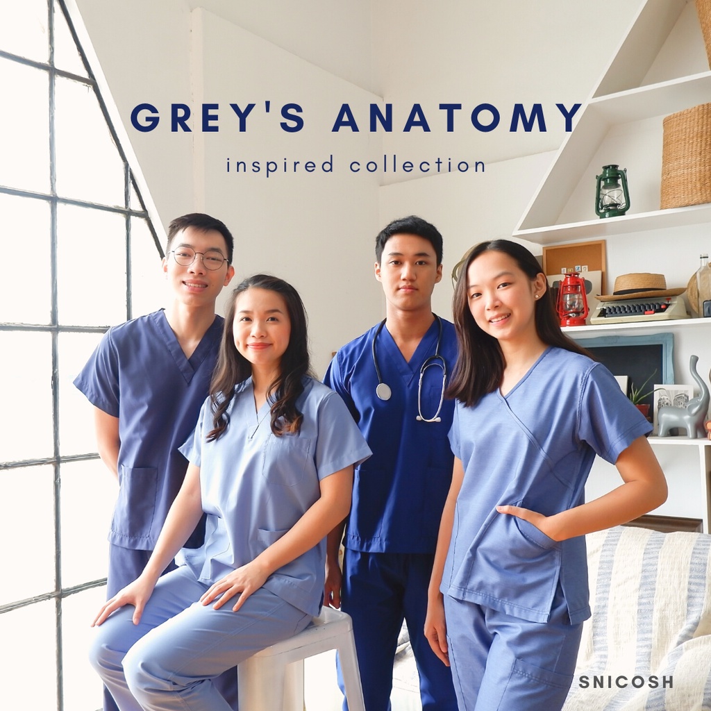 Snicosh Classic Scrub Suit Set | High Quality Cotton | Shopee Philippines