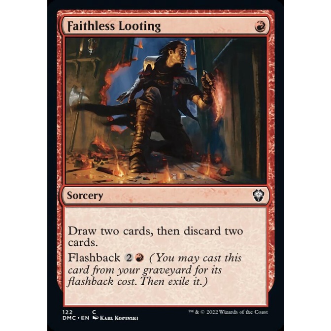Magic the Gathering | Faithless Looting | Shopee Philippines