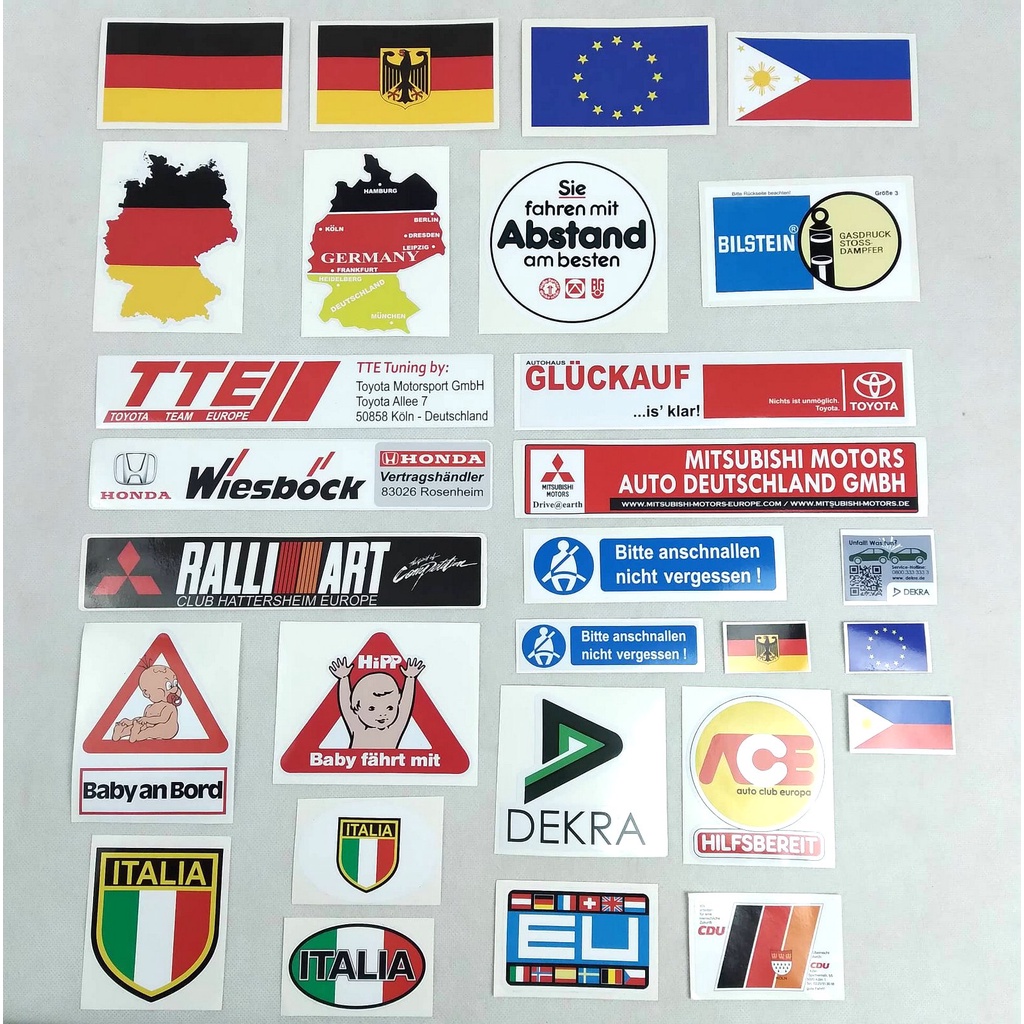 German Windshield Stickers - Part 2 | Shopee Philippines