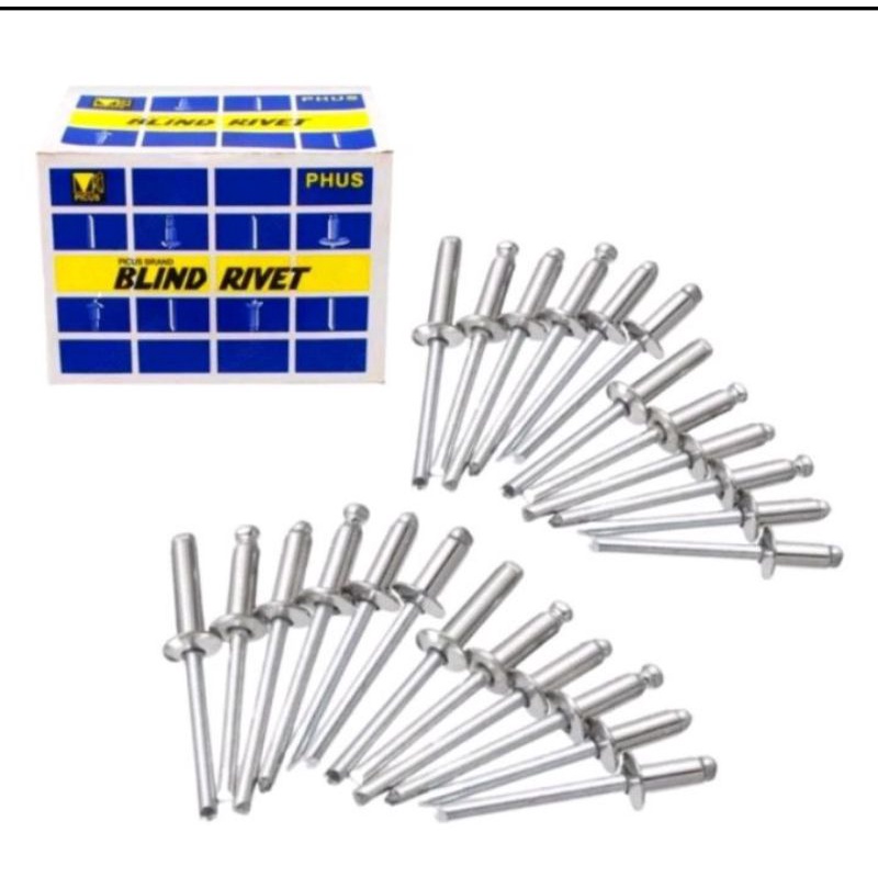BLIND RIVET 1/8X 1/2 1BOX MAKAPAL AT MATIBAY NA RIVET MADALING IKABIT ...