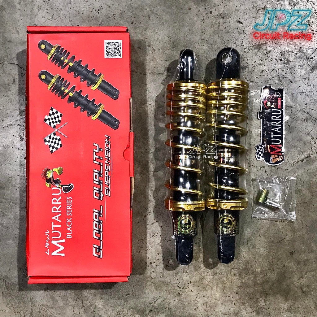 MUTARRU 270mm DUAL SHOCK ABSORBER for YAMAHA AEROX/NMAX v2/NOUVO (BLACK ...