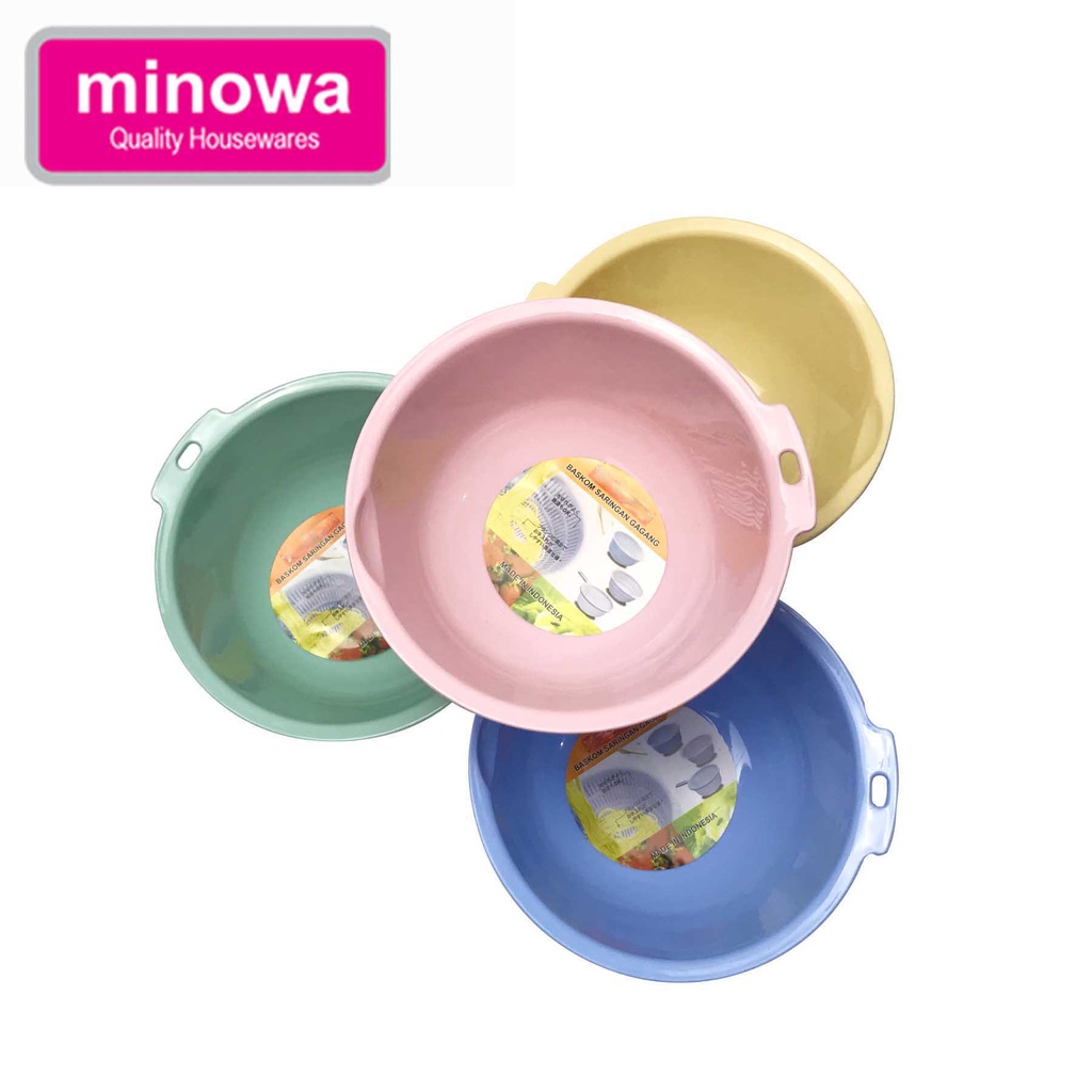 MINOWA Plastic Basin / Food Storage Container Basin Diameter 20 CM ...