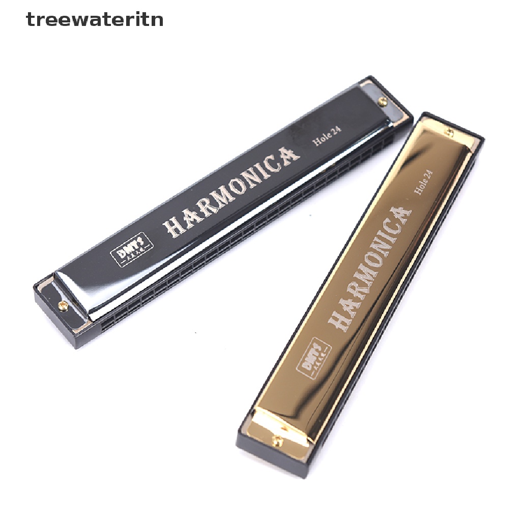 ritn 24 Hole Key Of C Play Harmonica Tremolo Harmonica Mouth Organ ...