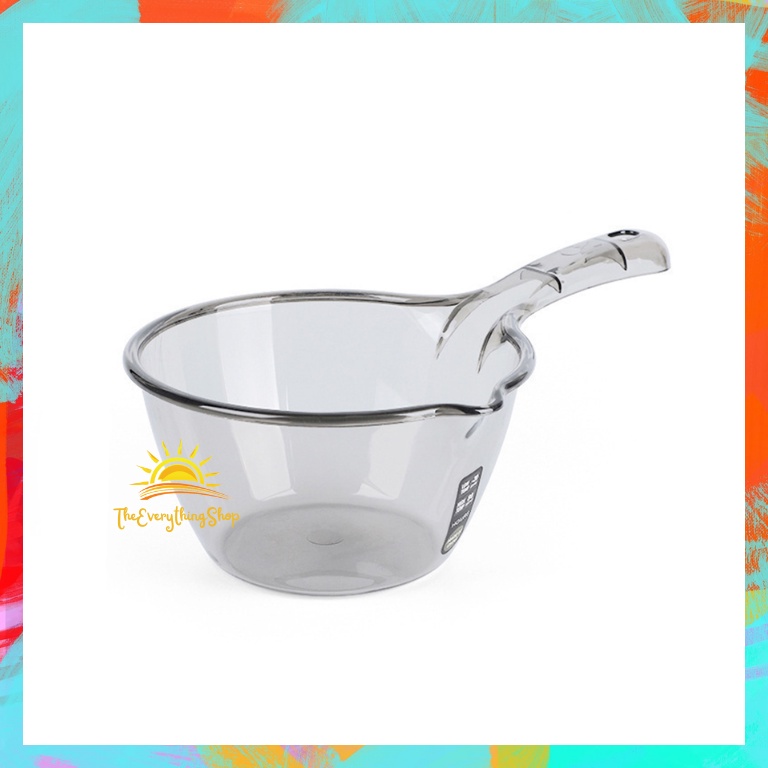 ELEGANT Nordic Water Dipper with Wooden Handle Tabo Scooper Bathroom ...