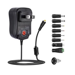 3V 4.5V 5V 6V 7.5V 9V 12V Adjustable Power Supply Adapter With Switch ...