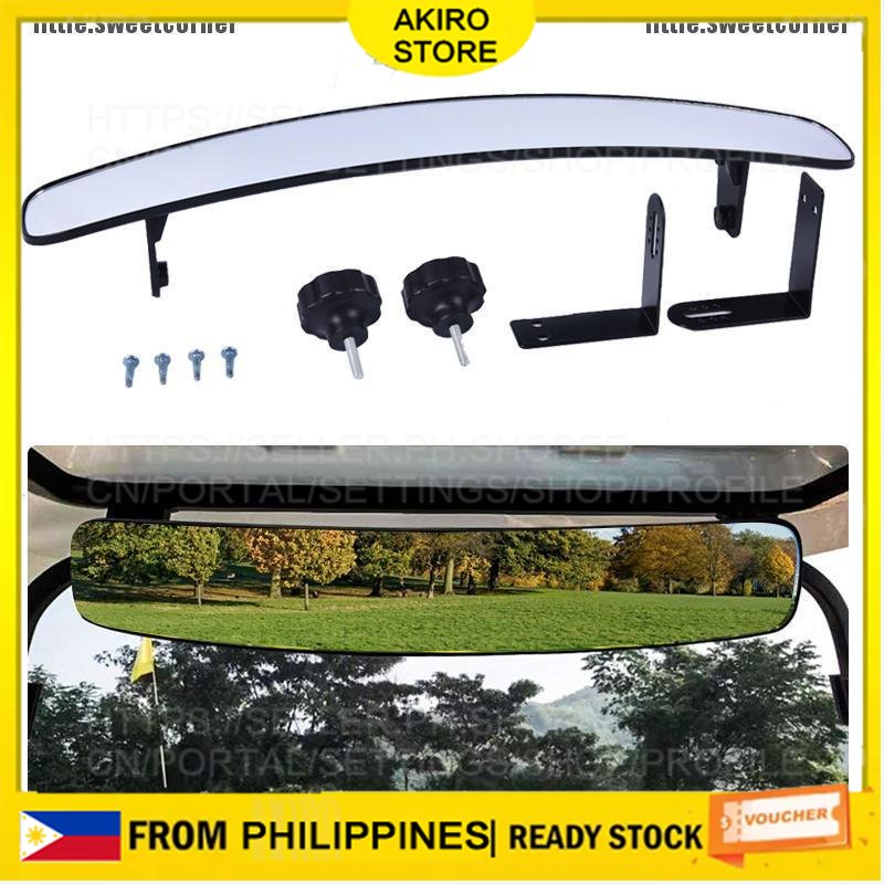 [Sweet] Golf Cart Rear View Mirror, 180 Degree Rear View Mirror 16.5 ...