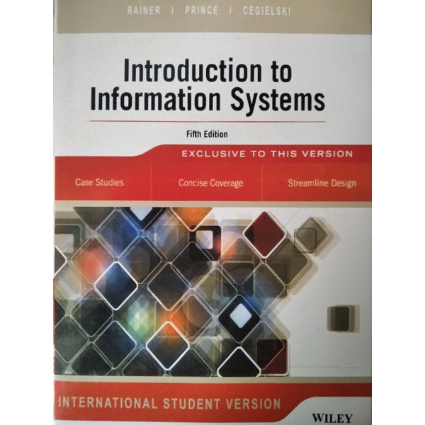 Introduction To Information Systems 5th Edition By R. Kelly Rainer Jr | Shopee Philippines