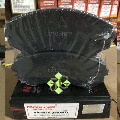 BRAKE DISC PAD VA-493K FRONT MITSUBISHI PAJERO INTERCOOLER 3.0 2003 ...
