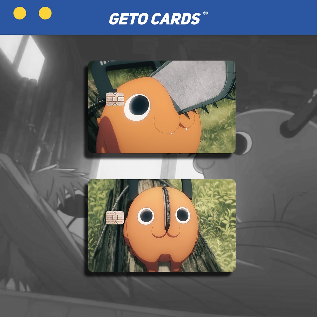 Pochita Special Hologram Atm Card Skin Sticker | Getocard GETO CARDS ...