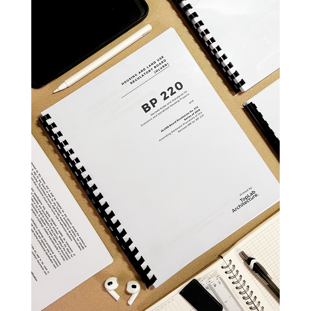 Toplab Architecture Review Booklets (BP 220, BP 344, PD 957, UAP IAPOA ...