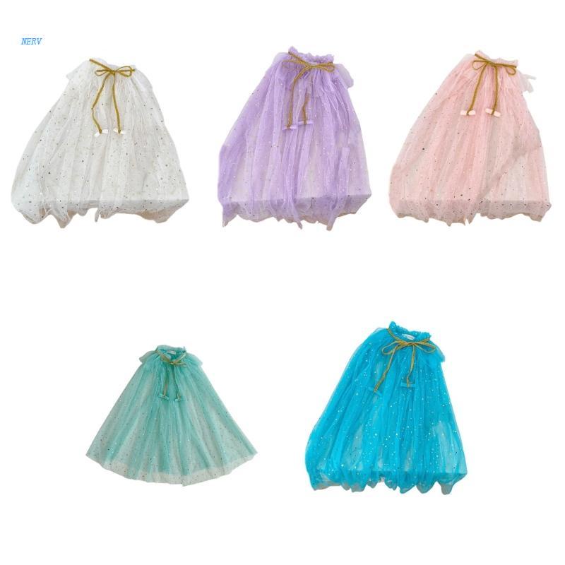 NERV Princess Cloak For Girls Fairy Cape Cloak Fairy Clock For Kids ...