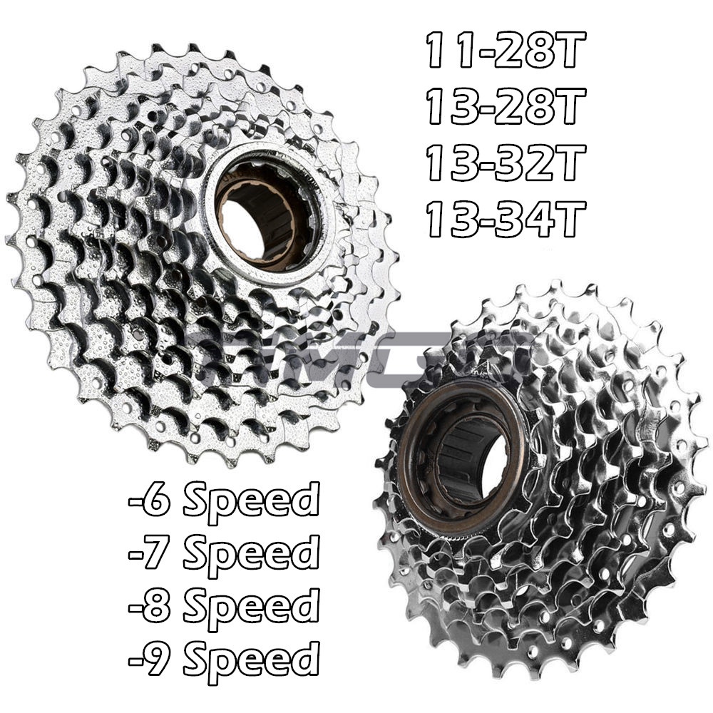 MTB Mountain Road Bike Bicycle 1/6/7/8/9 Speed Screw-on Freewheel ...