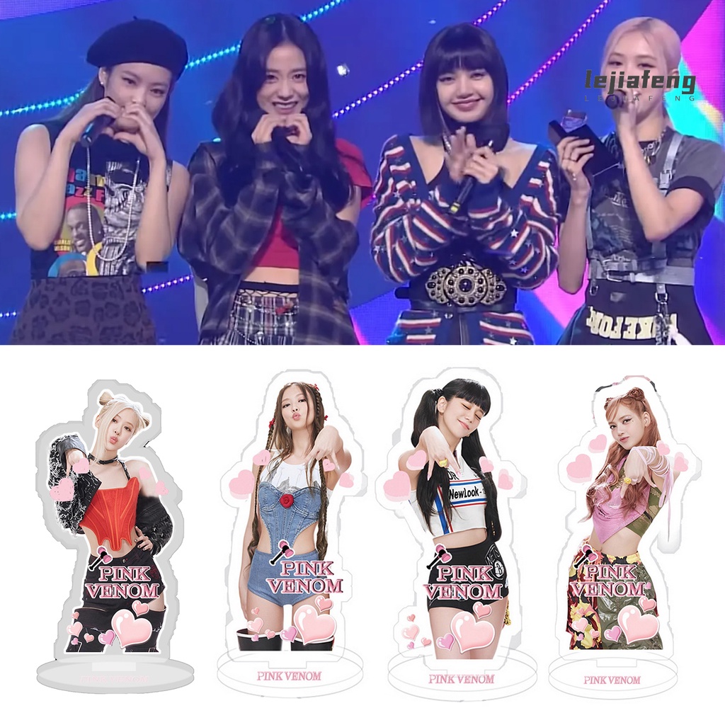 YZS-BLACK PINK Standee Acrylic Stand Lisa Jennie Rose Figure Album ...