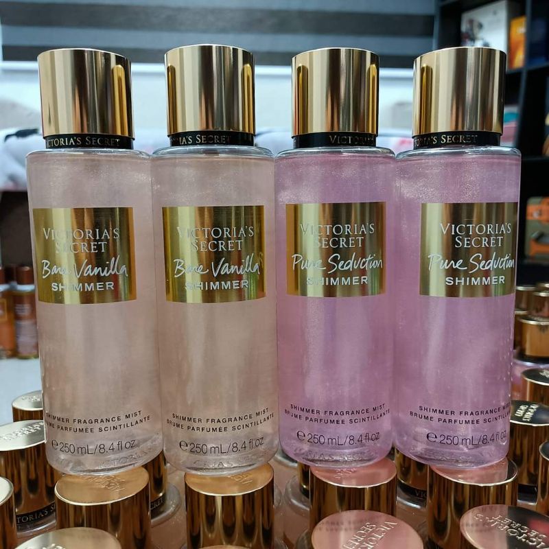 VICTORIA'S SECRET BARE VANILLA SHIMMER FRAGRANCE MIST 250ML US | Shopee Philippines
